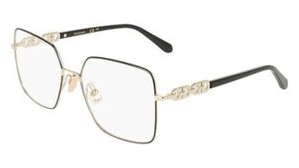 Ferragamo SF2241 703 Lunettes pour femme Dor&eacute;/noir 56/17/145
