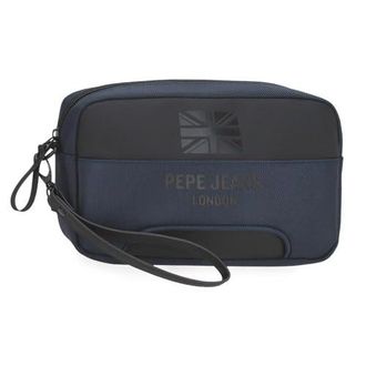 Pepe Jeans London Bromley Hand Bag 24, Bagage-Sac Messager Homme, Bleu, Taille Unique