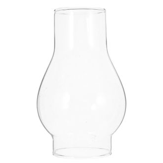 Angoily Veemoon Vintage Glas Lampenschirm &Oslash;105X15cm Ersatz f&uuml;r &Ouml;llampe Windgesch&uuml;tzter Petroleum Sturmlampenschirm Klarer Dekorativer Glasschirm f&uuml;r Antike Be
