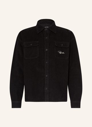 Pegador Pegador Oversized-Overshirt Bilaspur Comfort Fit Aus Cord schwarz