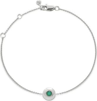 Monica Vinader March Birthstone Armband - Silber