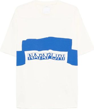 Napapijri Homme, Tops, Blanc, Taille: XL T-shirt
