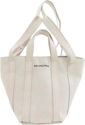 Balenciaga Pre-owned Vintage Tote Bag - - Pre-owned - Damen - Wei&szlig; - ONE SIZE