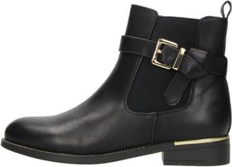 Fitters Footwear Fitters Damen Stiefelette Kira, Couleur Noire, 43 EU Chaussures pour Femmes de Grande Taille