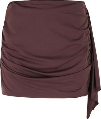 Federica Tosi Femme, Jupes, Brun, Taille: 38 FR Copricostume Corto Tintaunita