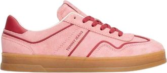Tommy Jeans Greenwich Sneaker f&uuml;r Damen, niedrig geschnitten (Pink)