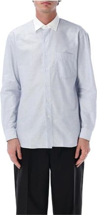 Salvatore Piccolo Homme, Chemises, Bleu, Taille: 2XL Alberto Cotton Stripe Shirt