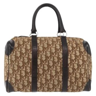Dior Pre-owned Vintage Trotter Canvas Hand Bag - - Pre-owned - Damen - Braun - ONE SIZE