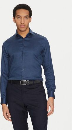 Calvin Klein Hemd K10K114316 Dunkelblau Slim Fit