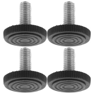 Hemobllo MUCKLILY 24 St&uuml;ck Verstellbare M&ouml;belf&uuml;&szlig;e zum Einschrauben mit Gewinde M&ouml;bel Nivellierschrauben f&uuml;r Tisch Stuhl und Schrankbeine rutschfeste H&ouml;henverst