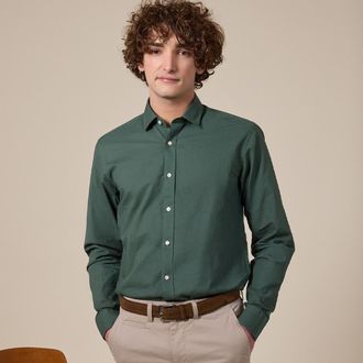 Bexley Silbert - Chemise homme chambray bleu