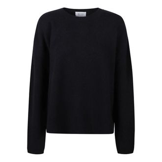 Be You Rundhals-Strickpullover - - Knitwear - Damen - Blau - XS
