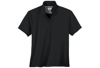 s.Oliver Rundhalsshirt s.Oliver &Uuml;bergr&ouml;&szlig;en Basic Stretch-Poloshirt schwarz