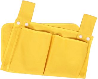 Valiclud Angoily Multifunktionaler Babybett Organizer aus Canvas mit Mehrfachf&auml;chern Platzsparend zum Aufh&auml;ngen an Krippe oder Wickeltisch Gelbe H&auml;ngende Aufbe