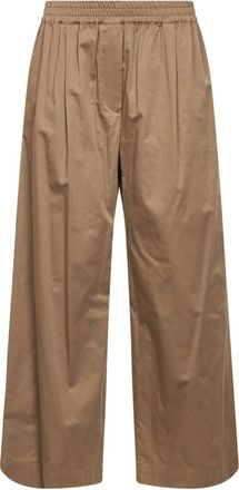 Max Mara Femme, Pantalons, Brun, Taille: 34 FR Golfo Wide Pantalons
