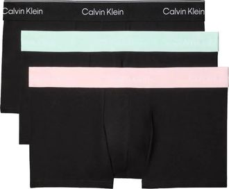 Calvin Klein Homme, Sous-v&ecirc;tements, Multicolore, Taille: S Icon Cotton Stretch 3-Pack Low Rise Trunk
