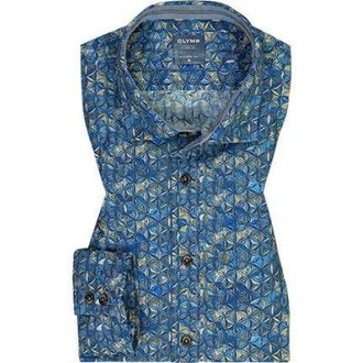 Olymp Olymp, Herren, Shirts, Blau, LGr&ouml;&szlig;e
