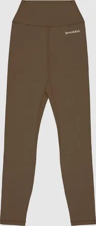 Sporty & Rich Legging Serif Logo Sand