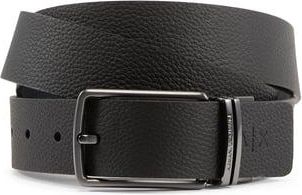 A|X Armani Exchange Ceinture en cuir grain&eacute;
