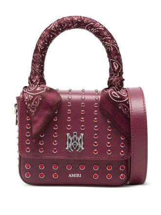 Amiri mini sac &agrave; main MA Stud - Rouge