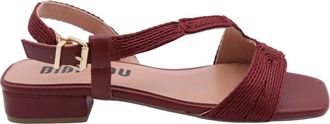Bibi Lou Femme, Chaussures, Rouge, Taille: 40 EU Danville Flat Sandal