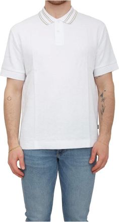 HUGO BOSS Homme, Tops, Blanc, Taille: L Polo