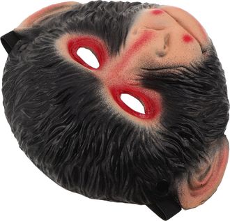 BESPORTBLE Halloween Ebene Cosplay Maske AFFE aus Formstabilem PU Realistische Affen Halbgesichtsmaske f&uuml;r Damen und Herren Halloween und Karneval Party