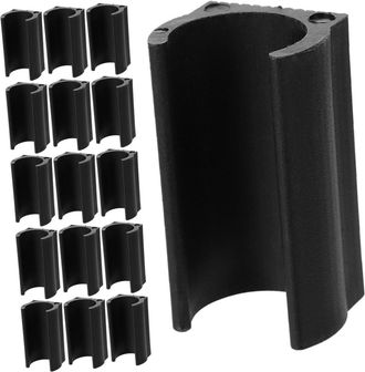 Valiclud 30 St&uuml;ck Teiliges M&ouml;bel Fu&szlig;kappen U f&ouml;rmige Kunststoff Stuhlbeinschoner mit Rutschfester Unterseite f&uuml;r Rechteckige Stuhlbeine Ger&auml;uscharm und Kratzfe