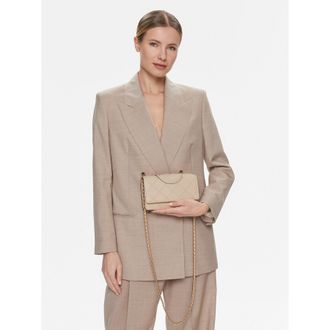 Tory Burch Handtasche Tory Burch Fleming Soft Chain Wallet 138853 Beige