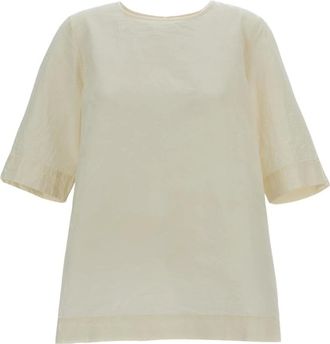 CASEY CASEY Femme, Blouses et Chemises, Blanc, Taille: 38 FR Poplin T-shirt