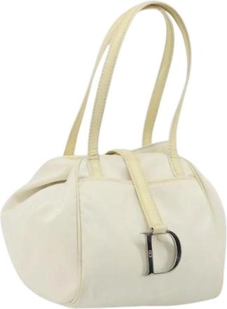 Dior Sac &agrave; main en nylon Pre-owned - Femme - Pre-owned - Beige - Taille: ONE Size