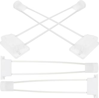 Valiclud 4 Stück Klappbare Möbelfüße aus Robustem Eisen Haarnadelartige Metall tischbeine mit Hoher Tragkraft Korrosionsbeständig und Langlebig für Schreibtisc