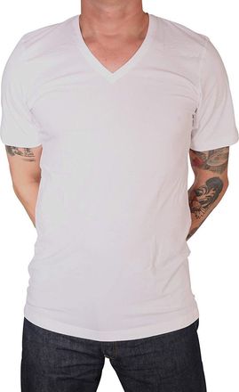 Marvelis Herren T-Shirt Rundhals T-Shirt Body-Fit,Jersey,Weiss 00,XXL