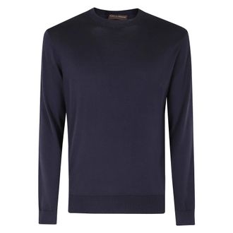 FILIPPO DE LAURENTIIS Girocollo Cotone - - Knitwear - Herren - Blau - M