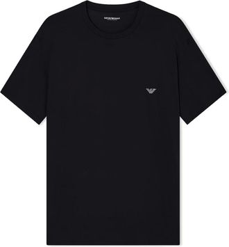 Emporio Armani Homme, Tops, Noir, Taille: S T-shirt ajust&eacute; &agrave; col rond