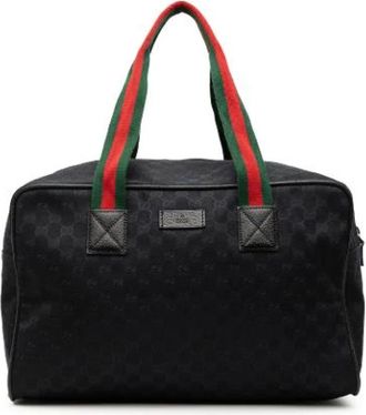 Gucci unisex, Pre-owned, Noir, Taille: ONE Size Sac de voyage Week-end Pre-owned