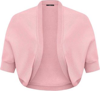 Zero Strickjacke Damen kurzarm (1-tlg) Plain/ ohne Details