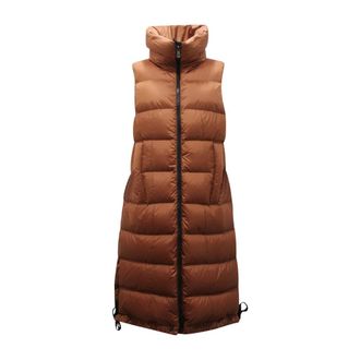 Peuterey &Auml;rmellose Daunenjacke - - Jackets - Damen - Braun - XL