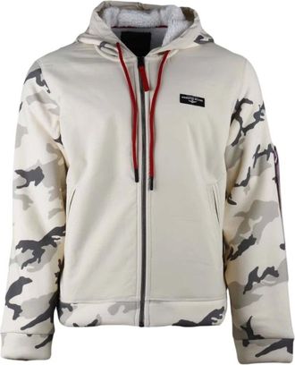 Aeronautica Homme, Sweatshirts et sweats &agrave; capuche, Multicolore, Taille: XL 232Af461 Cazadora camuflaje capucha