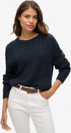 Superdry Strickpullover SLOUCHY CABLE KNIT