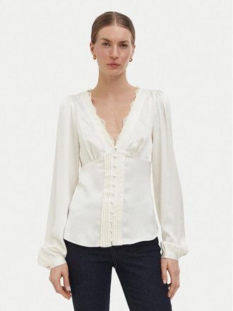 Guess Bluse W6BH42 W4233 Creme Regular Fit