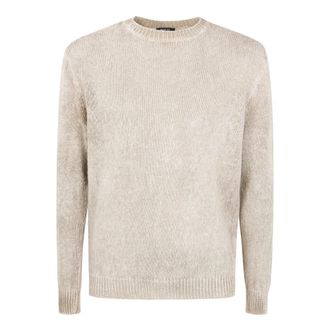 Avant Toi Rundhals-Pullover - - Knitwear - Herren - Gelb - L