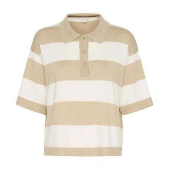 Kaffe KAlizza Polo Knit - - Tops - Damen - Mehrfarbig - XL