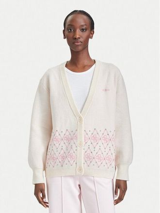 Guess Strickjacke V6BR17 Z2279 Creme Regular Fit