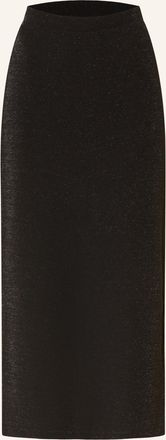 Comma Comma Casual Identity Rock Mit Glitzergarn schwarz