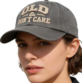 Generico Casquette de baseball pour homme, sans soucis de la taille r&eacute;glable universelle, taille r&eacute;glable, casquette de baseball vintage unie | Pour golf, entr