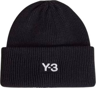 Yohji Yamamoto Homme, Accessoires, Noir, Taille: ONE Size Bonnet Tricoté Classique