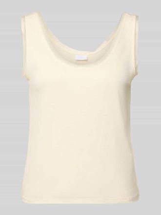 Jake*s Tanktop mit Rundhalsausschnitt und abgerundetem Saum