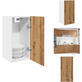 vidaXL Hängeschrank Artisan-Eiche 30x31x60 cm Holzwerkstoff - Hängeschrank - Hängeschränke - Küchenschrank - Aufbewahrungsschrank