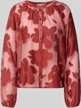 Christian Berg Regular Fit Bluse mit Rundhalsausschnitt